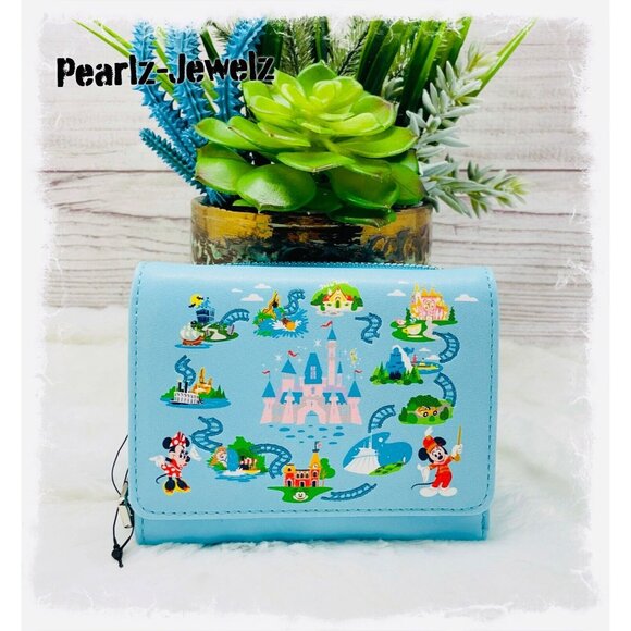 Loungefly | Bags | Loungefly Disneyland 65th Anniversary Small Wallet ...